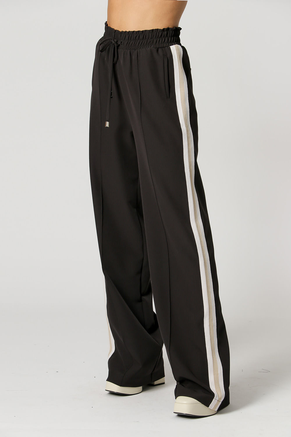Calça Aviamento Lateral - Preto - Trimix Online
